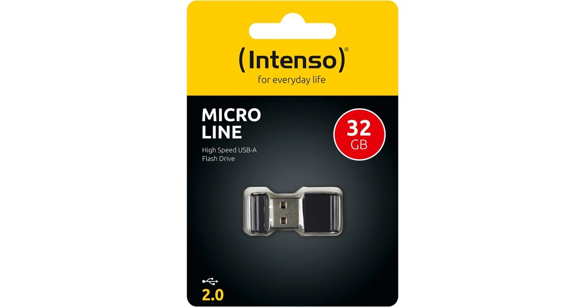Intenso Micro Line 32 GB, USB-Stick schwarz