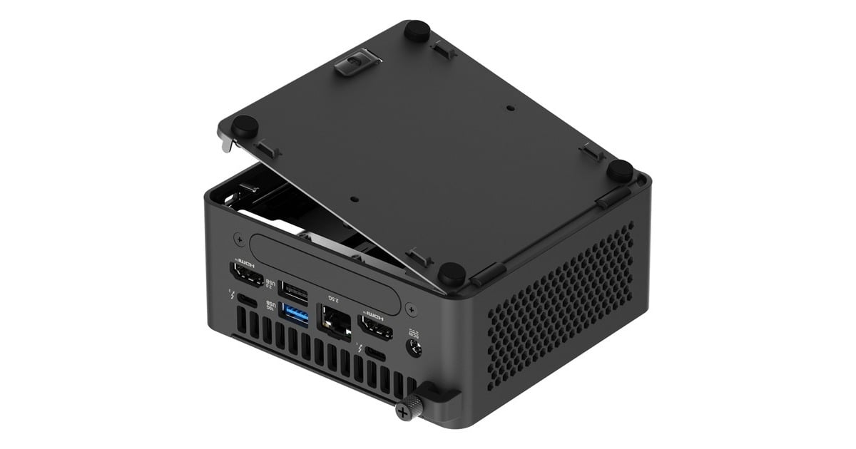 ASUS NUC 15 Pro Tall Kit RNUC15CRHU700002, Barebone schwarz, ohne ...