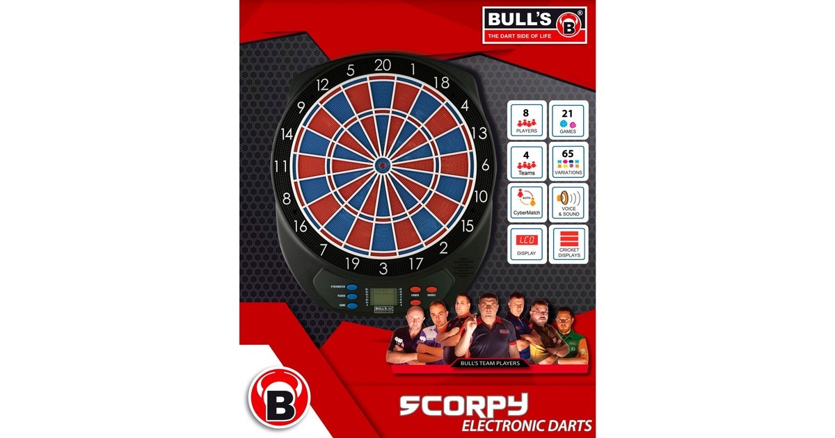 BULL'S E-Dartboard Scorpy, Geschicklichkeitsspiel