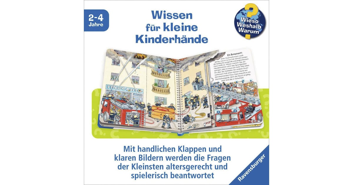 Ravensburger Wieso? Weshalb? Warum? junior Band 2 - Die Feuerwehr, Lernbuch