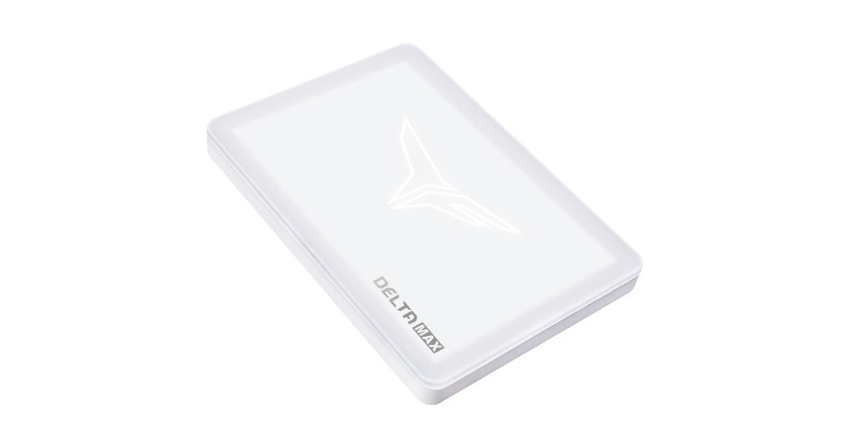 Team Group DELTA MAX LITE RGB 512 GB, SSD weiß, SATA 6 Gb/s, 2,5"