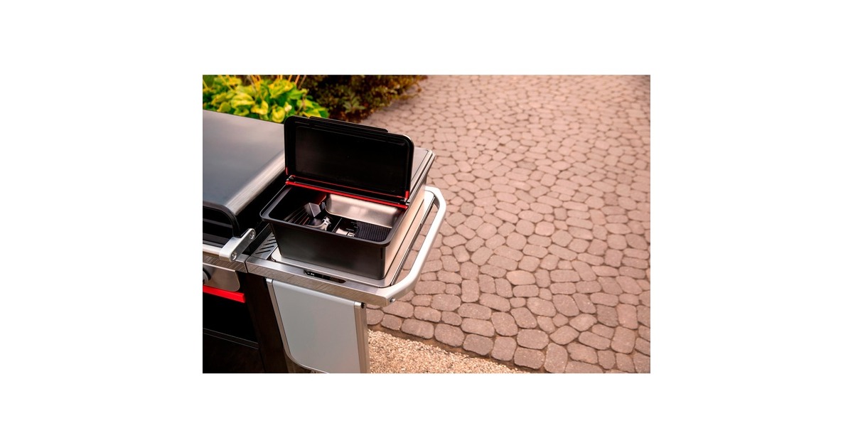 Weber Works Aufbewahrungsbehälter, einsetzbar in Seitentisch schwarz ...