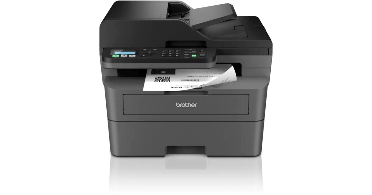 Brother MFC-L2800DW, Multifunktionsdrucker dunkelgrau, USB, LAN, WLAN ...