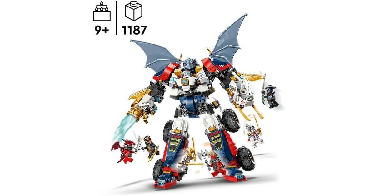 LEGO 71834 Ninjago Zanes Ultra-Kombi-Mech, Konstruktionsspielzeug Outlet
