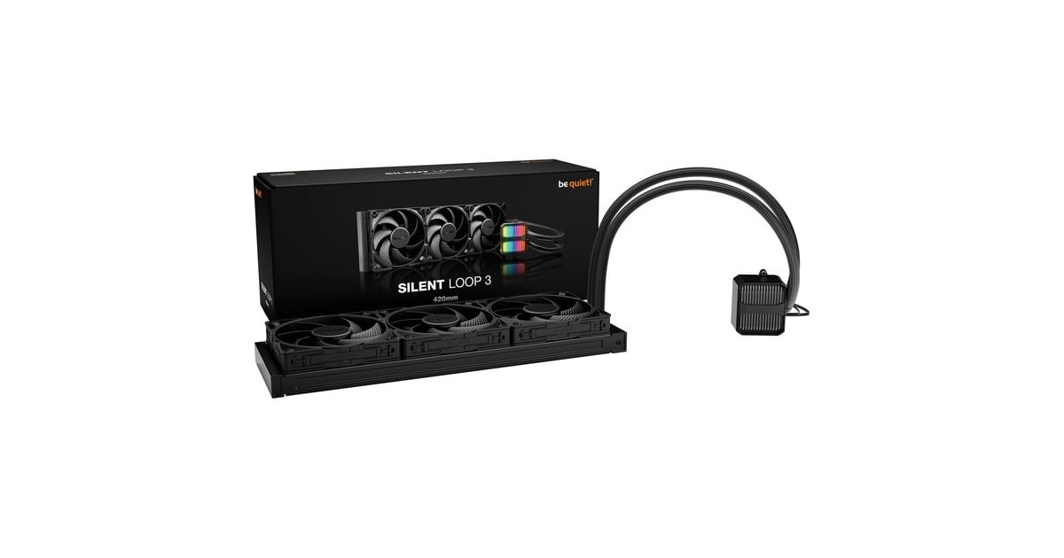 be quiet! Silent Loop 3 420mm, Wasserkühlung schwarz, nachfüllbar