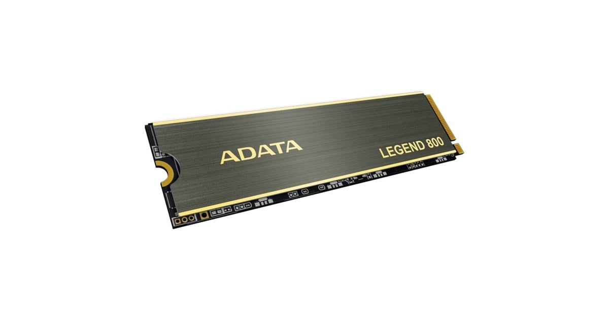 ADATA LEGEND 800 2 TB, SSD grau/gold, PCIe 4.0 x4, NVMe 1.4, M.2 2280