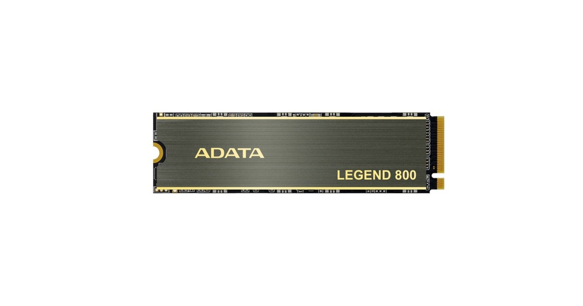 ADATA LEGEND 800 2 TB, SSD grau/gold, PCIe 4.0 x4, NVMe 1.4, M.2 2280