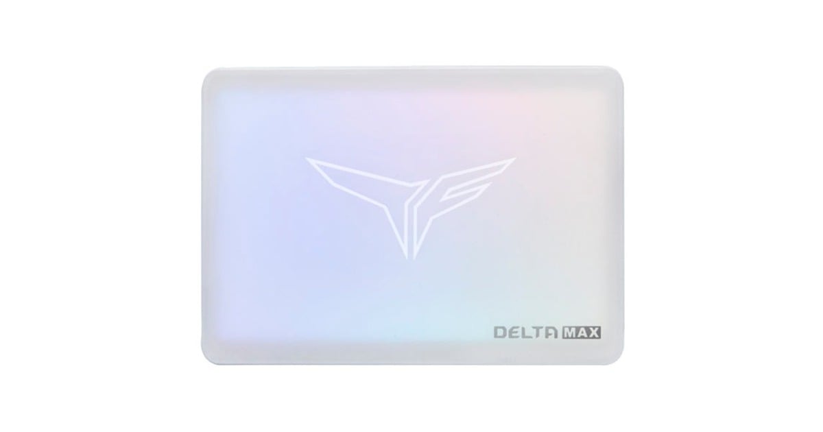 Team Group DELTA MAX LITE RGB 1 TB, SSD weiß, SATA 6 Gb/s, 2,5"