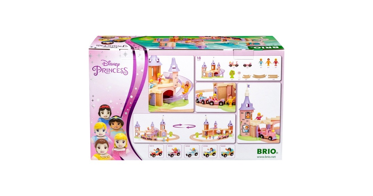 BRIO Disney Princess Traumschloss Eisenbahn-Set