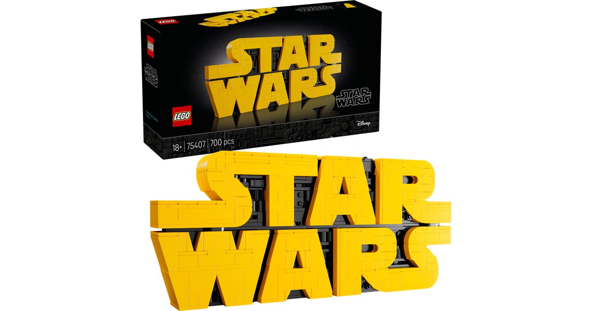 LEGO 75407 Star Wars Logo aus LEGO Steinen, Konstruktionsspielzeug