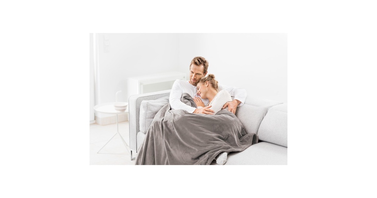 Beurer HD 150 XXL Cosy, Heizdecke taupe/braun, 150 x 200 cm