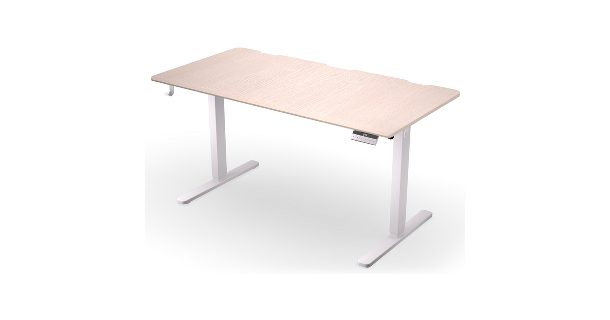 ENDORFY Atlas L Electric, Gaming-Tisch hellbeige/weiß