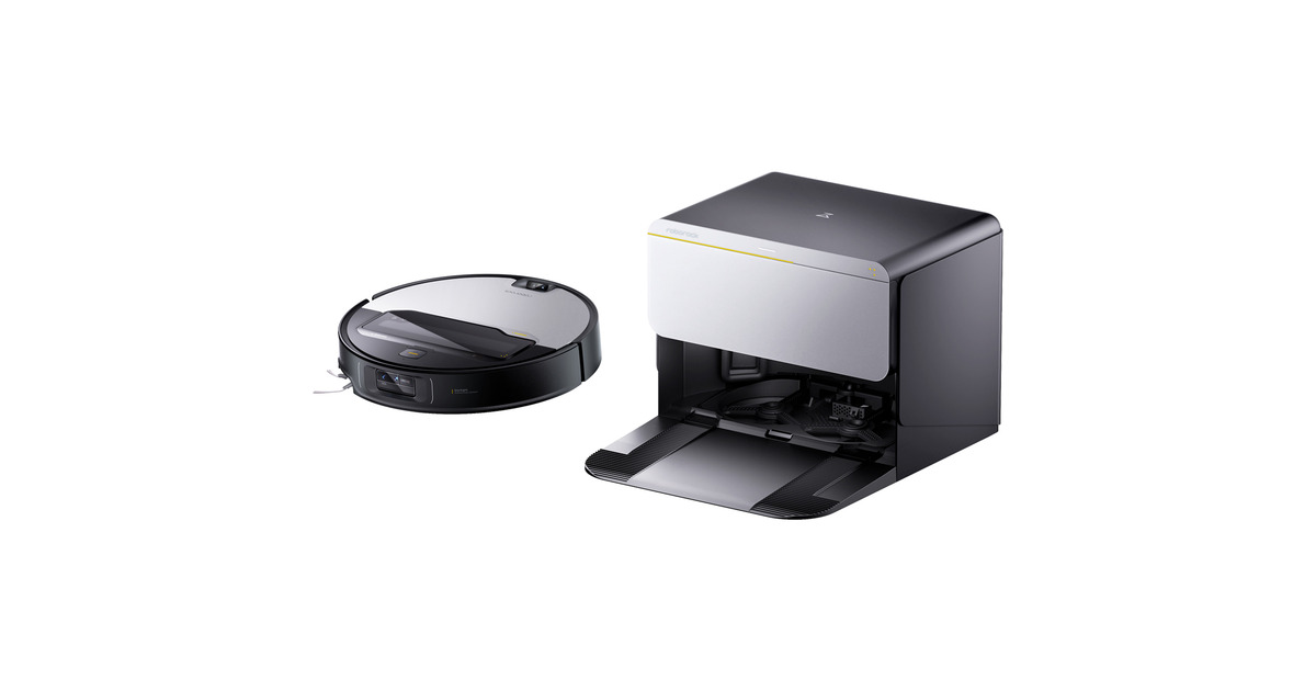 Roborock Saros Z70 R&D, mit Wasseranschluss, Saugroboter silber/schwarz ...