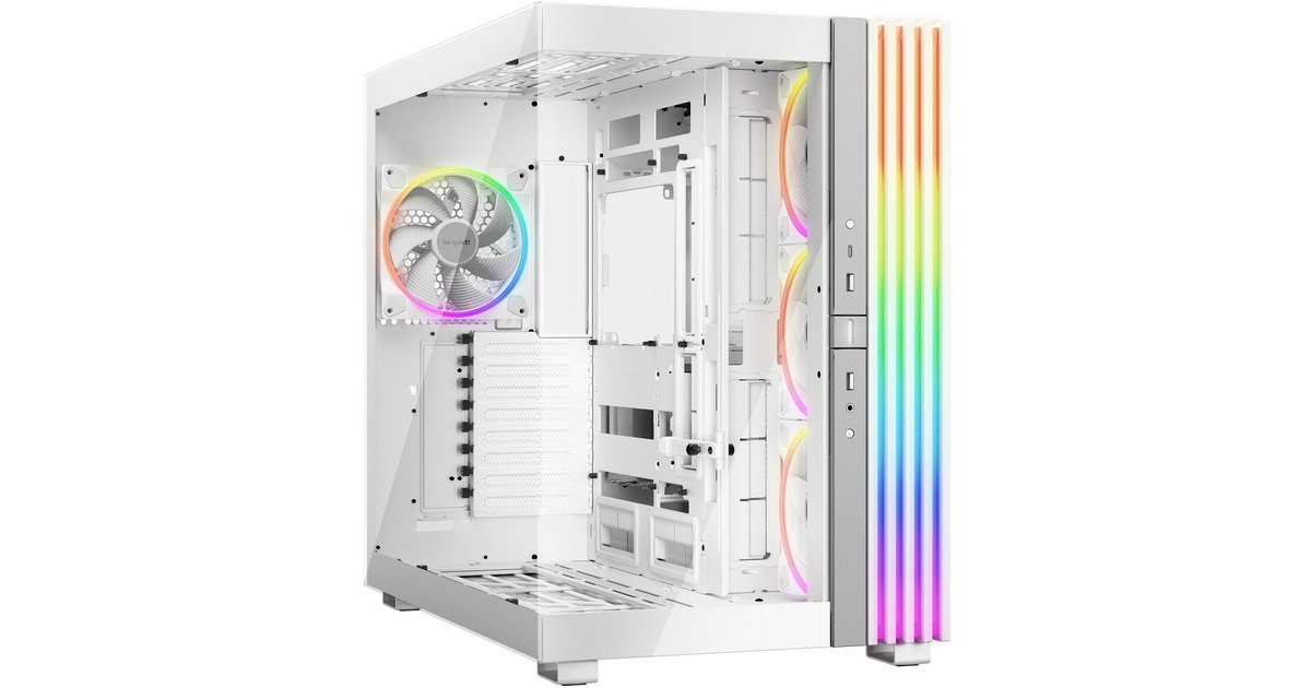 be quiet! Light Base 900 FX, Big-Tower-Gehäuse weiß, Tempered Glass x 2