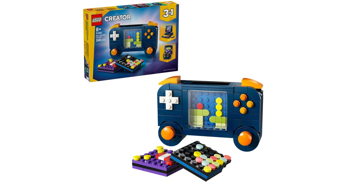 LEGO 31380 Creator 3-in-1 Retro-Spielkonsole, Konstruktionsspielzeug