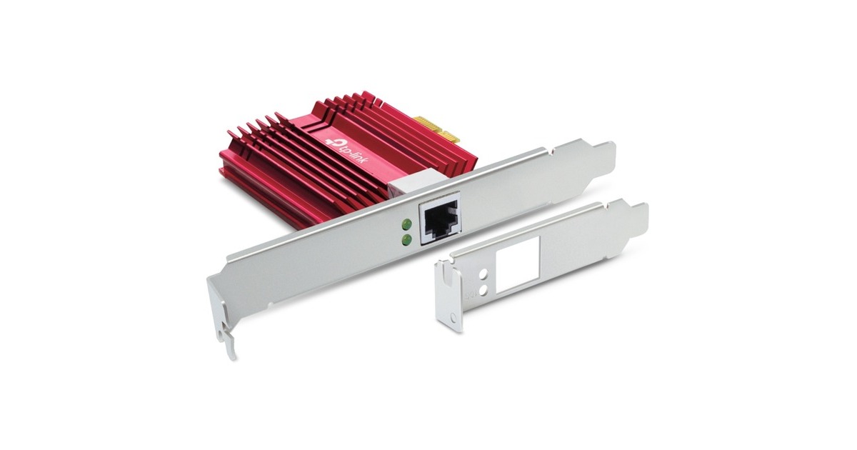 TP-Link TX401 10 Gigabit PCI Express, LAN-Adapter rot Outlet
