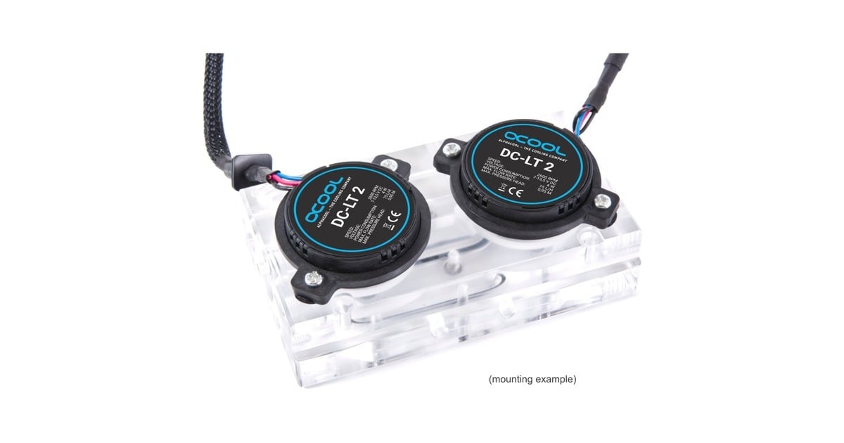 Alphacool DC-LT 2 - 2600rpm Ceramic - 12V DC - (3 Phasen Sinus PCB ...