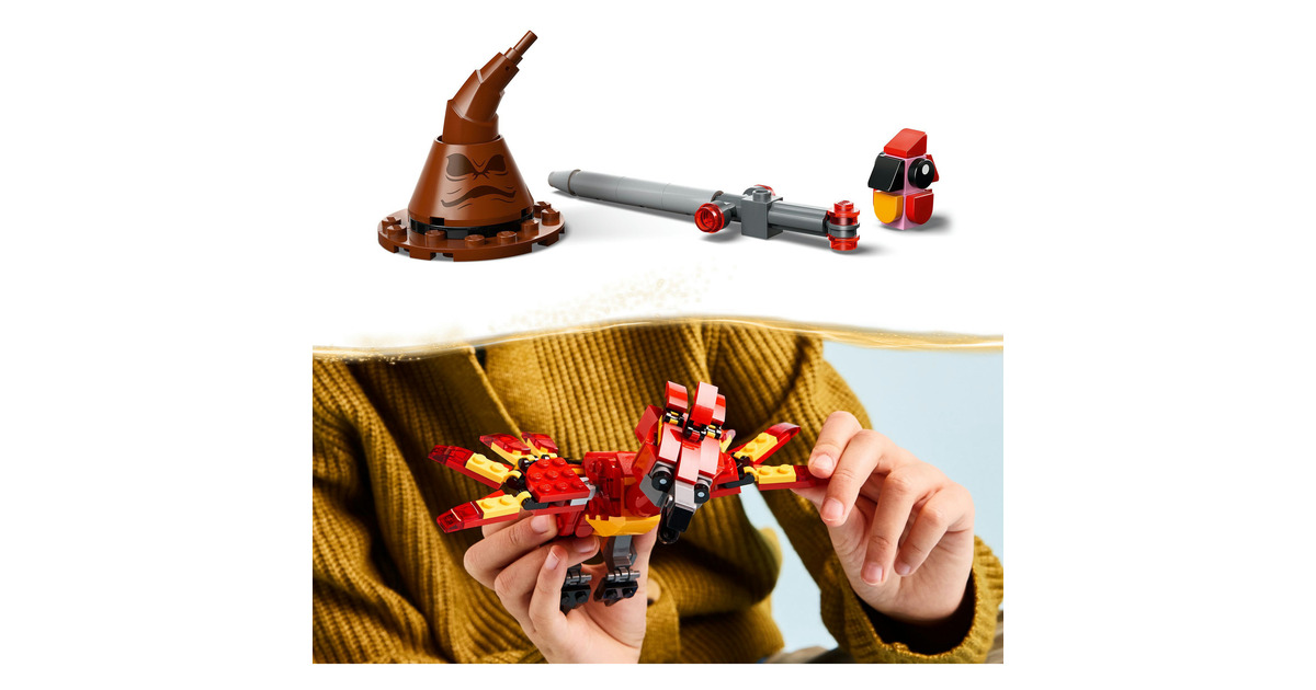 LEGO 76448 Harry Potter Fawkes: Dumbledores Phönix, Konstruktionsspielzeug