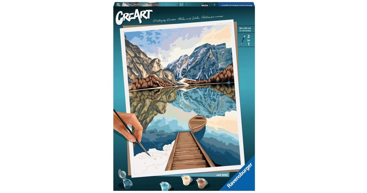 Ravensburger CreArt - Lake Views, Malen