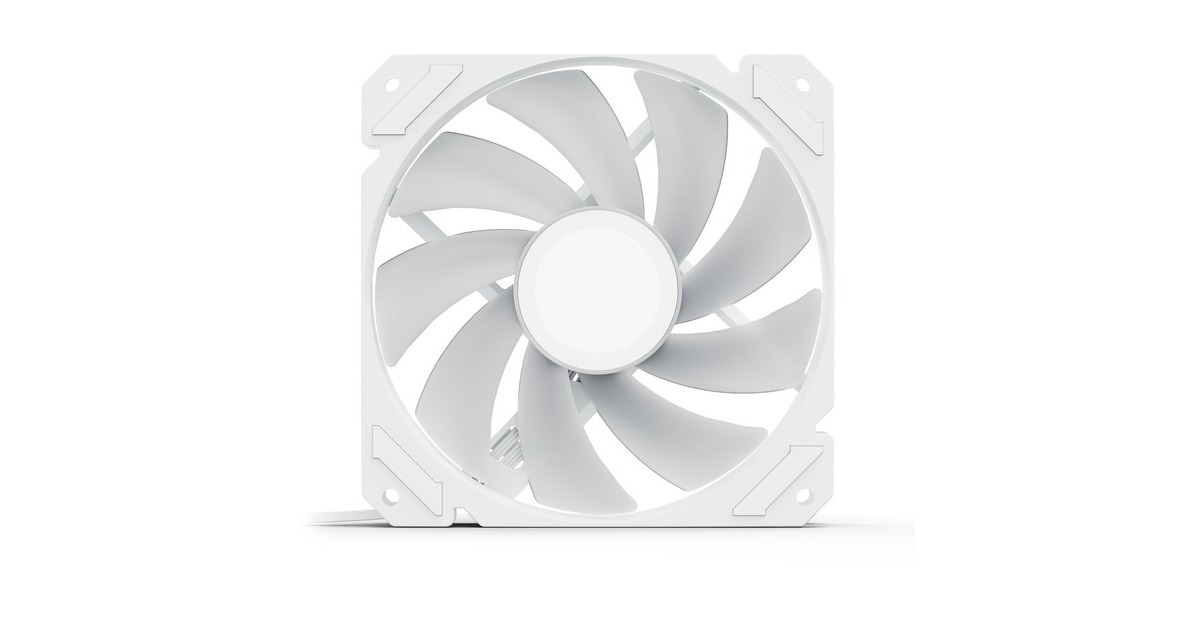 Sharkoon SHARK Mirror RGB PWM, Gehäuselüfter weiß, 120 mm