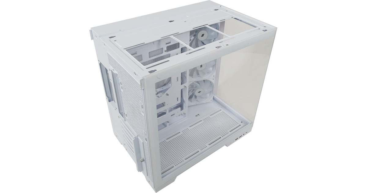 Silentware View A-RGB , Tower-Gehäuse weiß, Tempered Glass x2