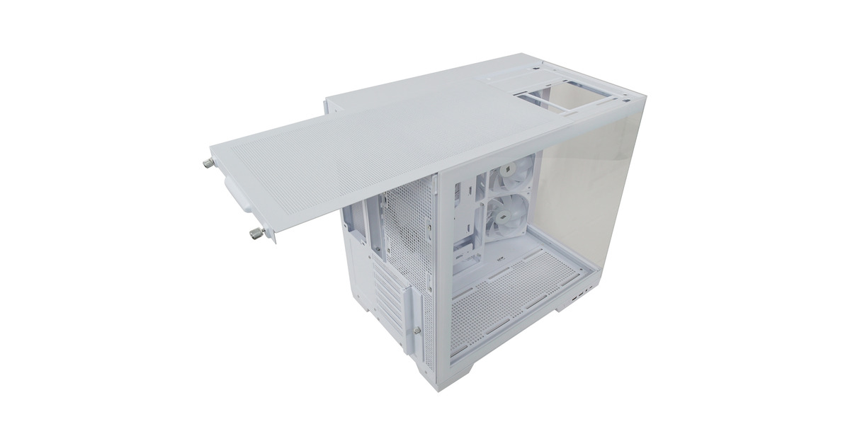 Silentware View A-RGB , Tower-Gehäuse weiß, Tempered Glass x2