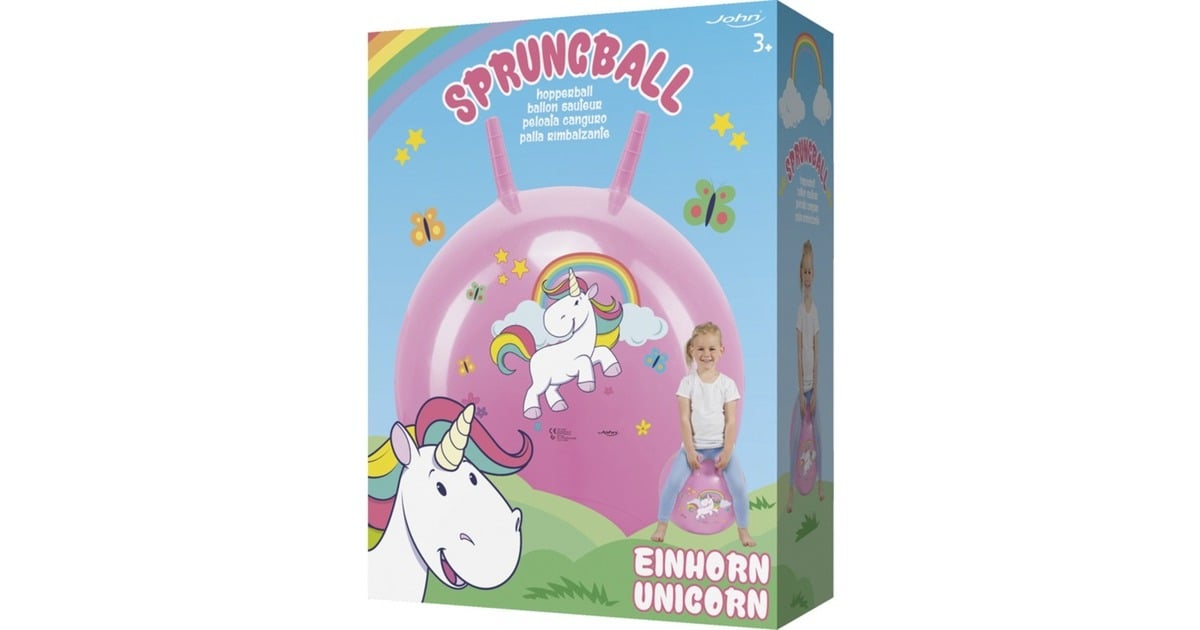 John Sprungball Einhorn Durchmesser 45-50 cm
