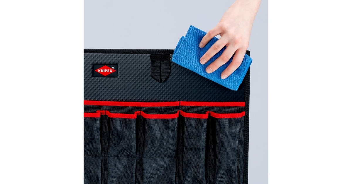 KNIPEX Werkzuegkarte für L-BOXX 00 21 19 LB WK, Tasche schwarz/rot, leer
