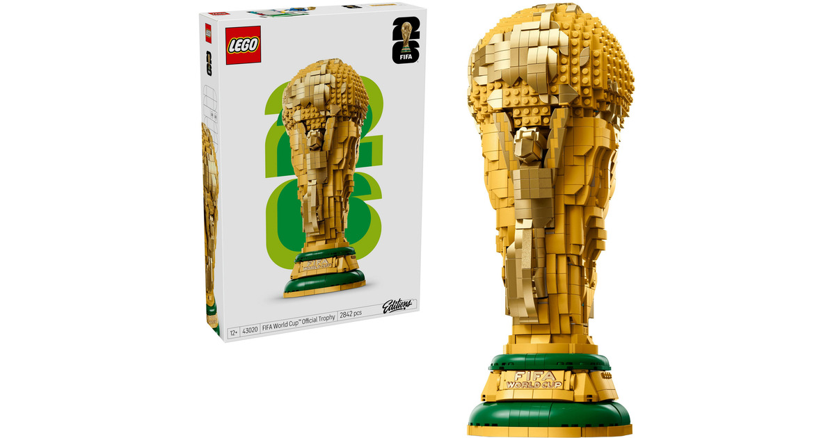 LEGO 43020 Editions Sports Offizieller Pokal der FIFA Fußball ...