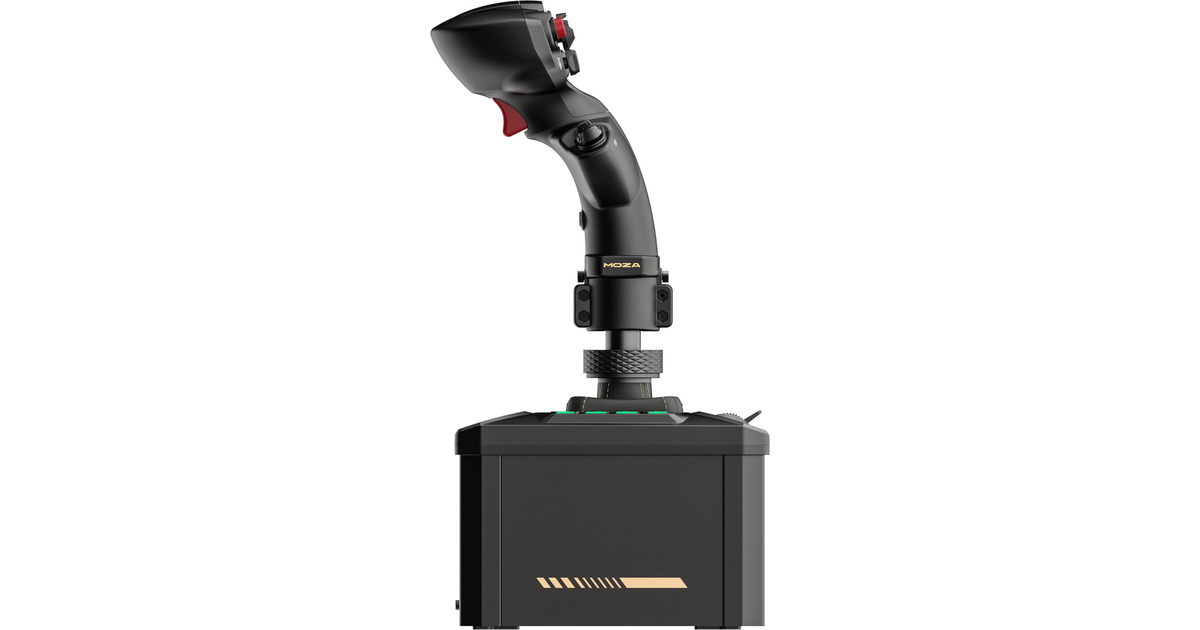 MOZA AB6 Flight Simulator, Joystick schwarz