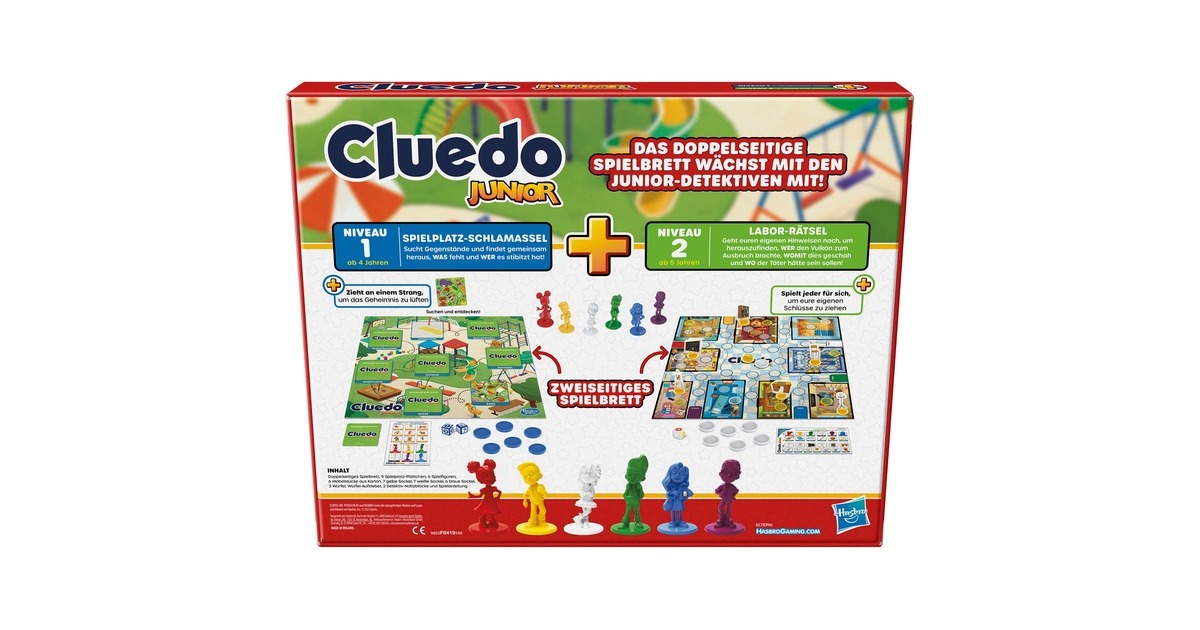Hasbro Cluedo Junior, Brettspiel
