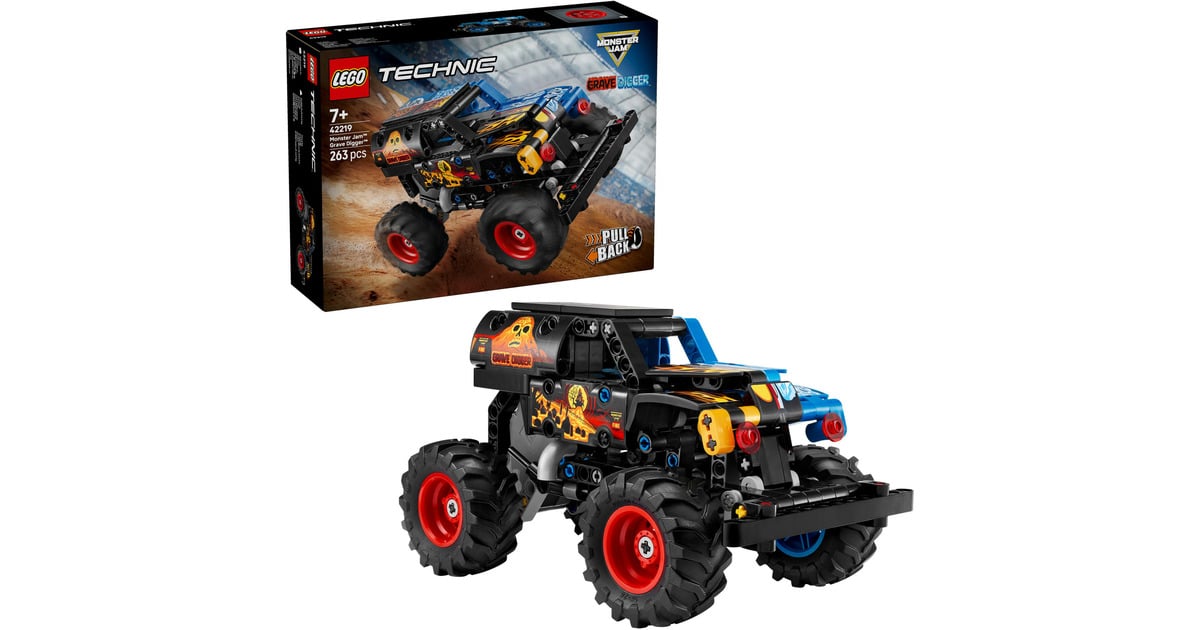 LEGO 42219 Technic Monster Jam Grave Digger Feuer und Eis ...