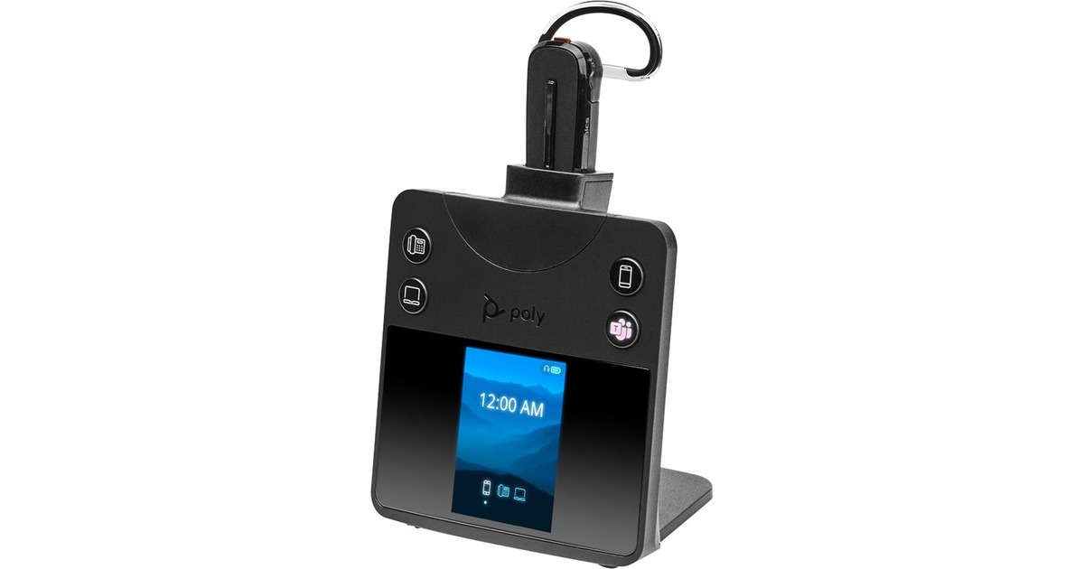 Poly Poly Savi 8445 Office DECT, Headset schwarz, Mono, Bluetooth, USB ...