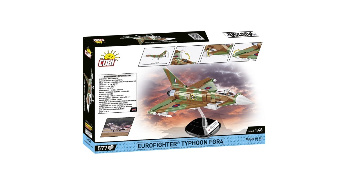 COBI Eurofighter Typhoon FGR4 "GiNA", Konstruktionsspielzeug