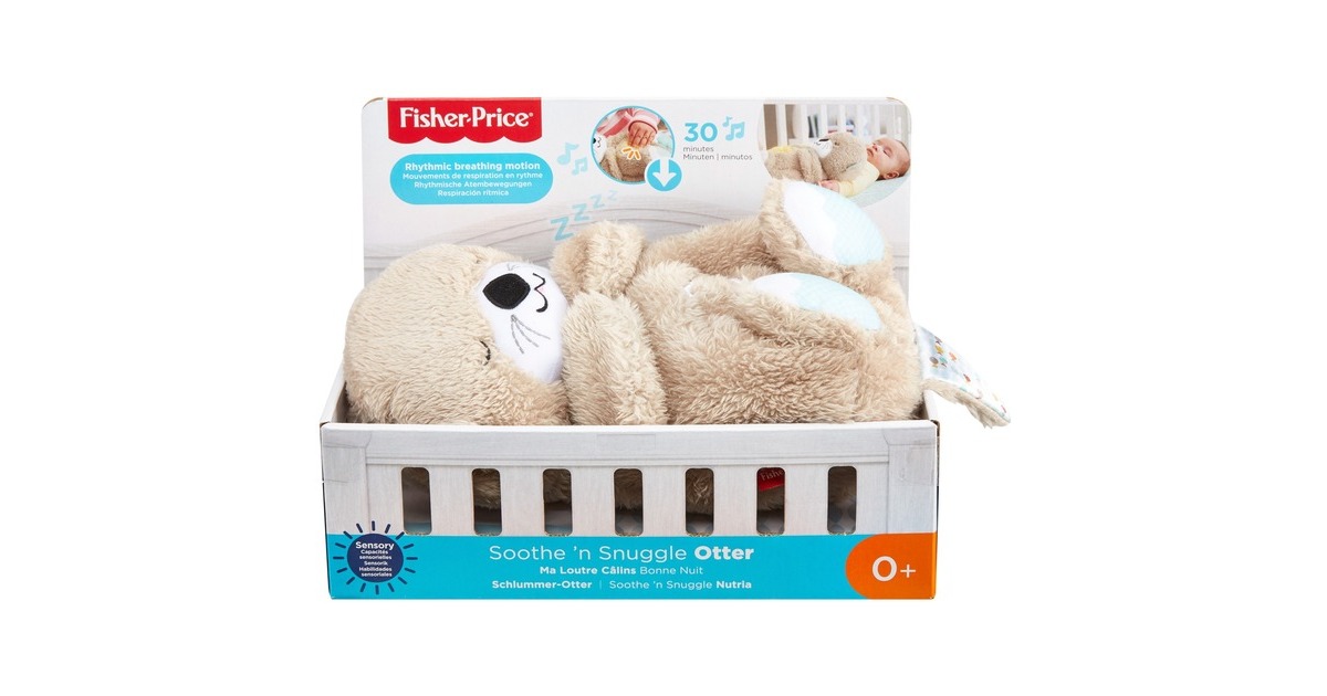 Fisher-Price Schlummer-Otter - Musik-Kuscheltier für Babys und ...