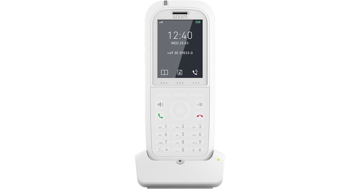 snom M90, analoges Telefon weiß