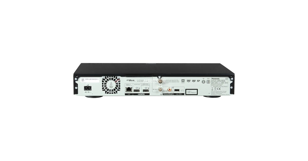 Panasonic DMR-UBC90, Blu-ray-Rekorder schwarz, 2000 GB HDD, UltraHD/4K ...