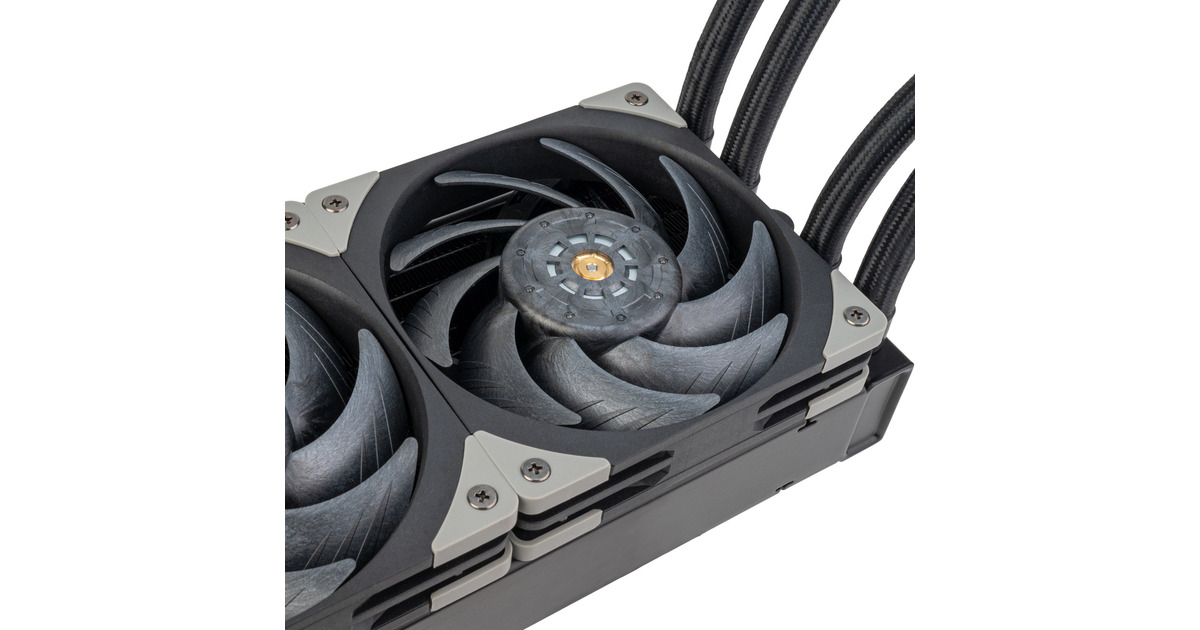 SilverStone SST-XE360PDD, Wasserkühlung schwarz/silber