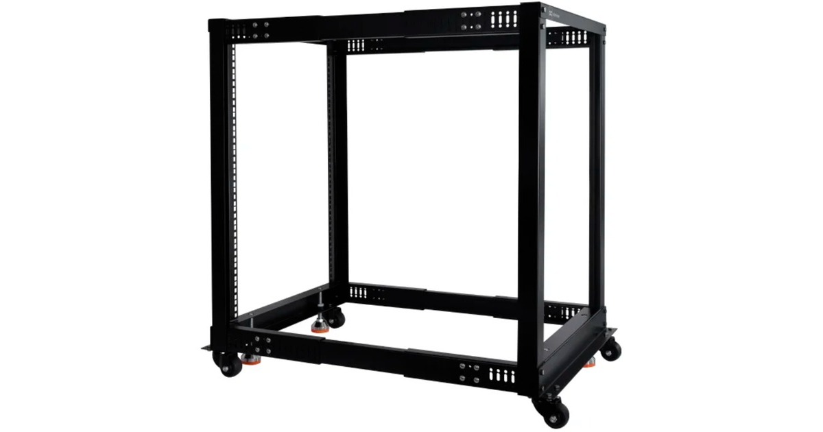 Alphacool ES 19" Open Frame Serverrack , Rack, Server-Gehäuse schwarz ...
