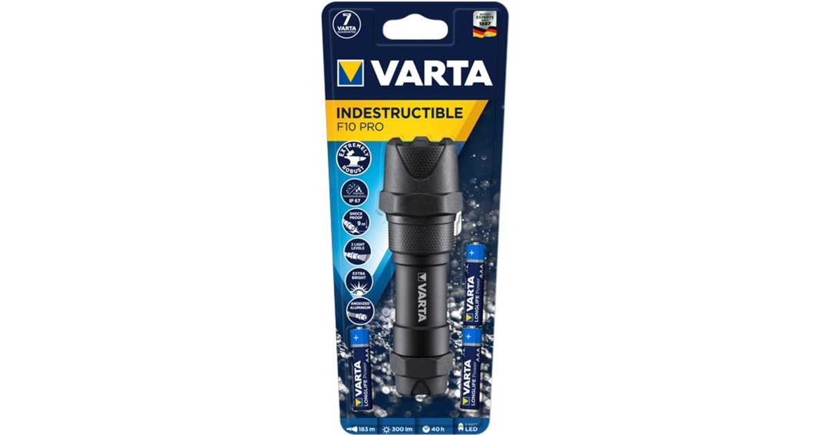 VARTA Indestructible F10 Pro, Taschenlampe