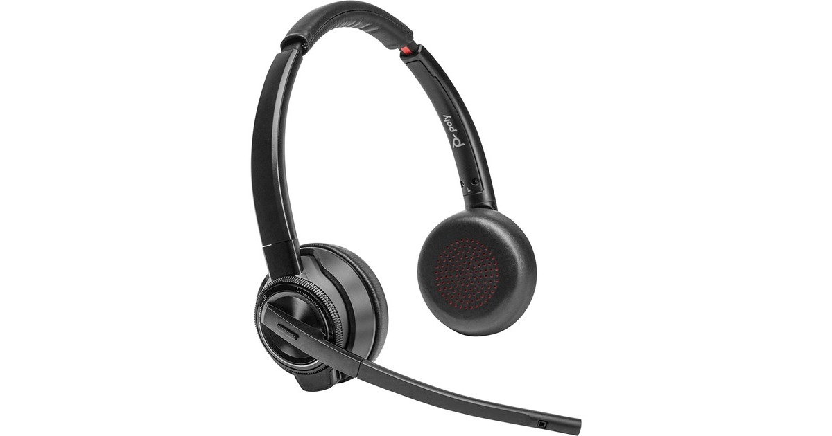 Poly Poly Savi 8420 Office DECT, Headset schwarz, Stereo, USB-A, USB-C ...