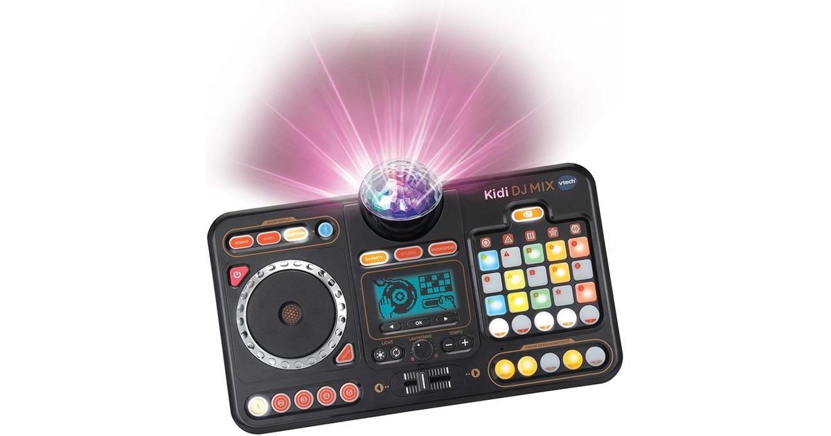 VTech Kidi DJ Mix, DJ Konsole schwarz