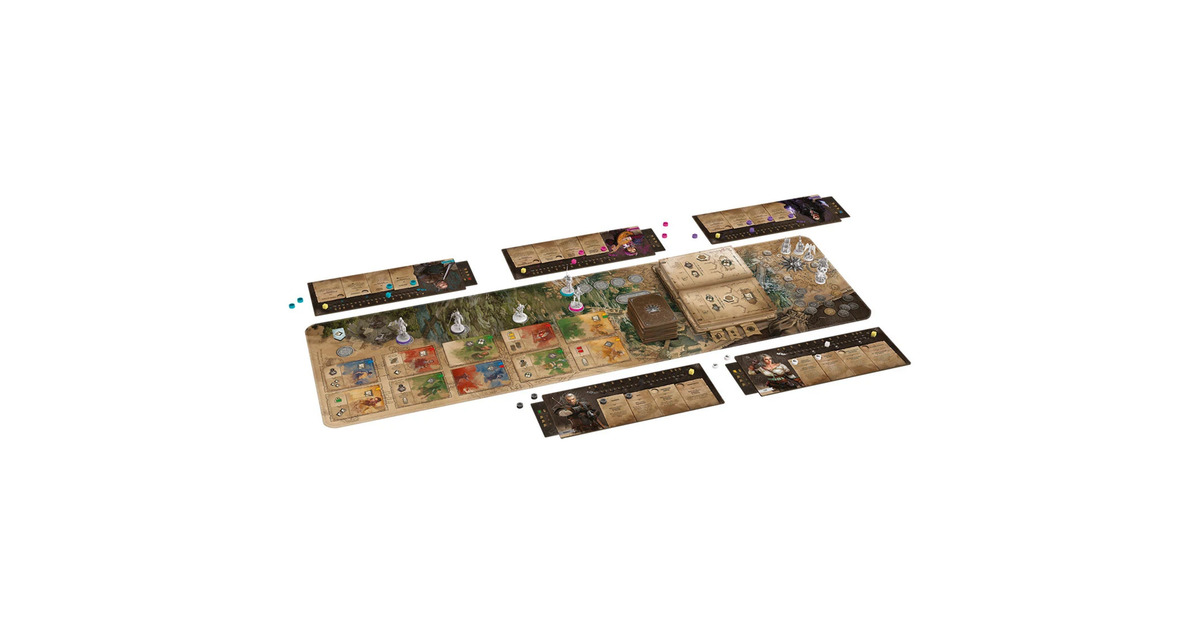 Asmodee The Witcher: Pfad des Schicksals (Deluxe Edition), Brettspiel