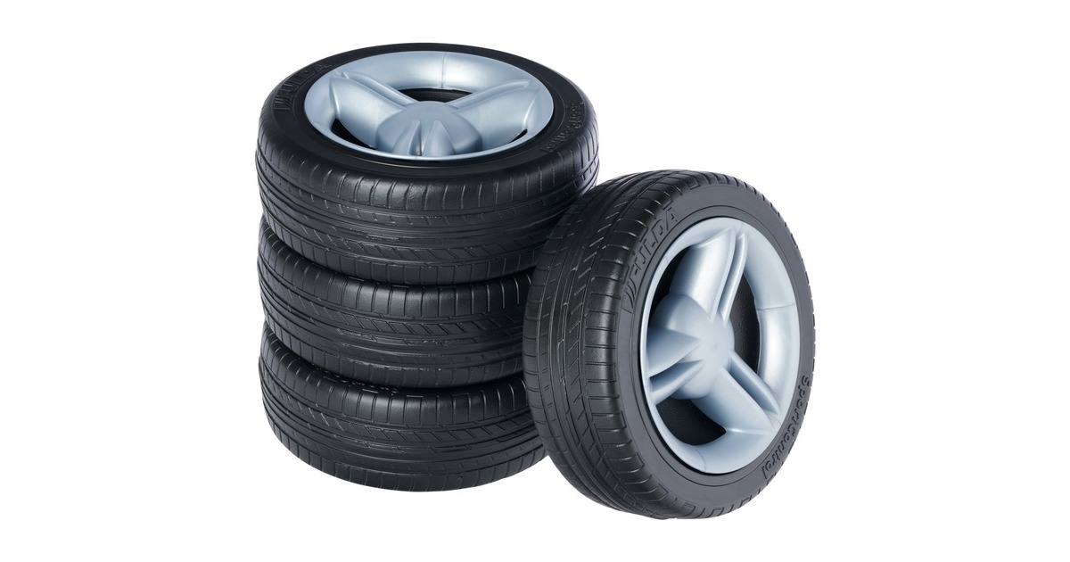 BIG Fulda Whisper-Wheels, Räder-Set schwarz