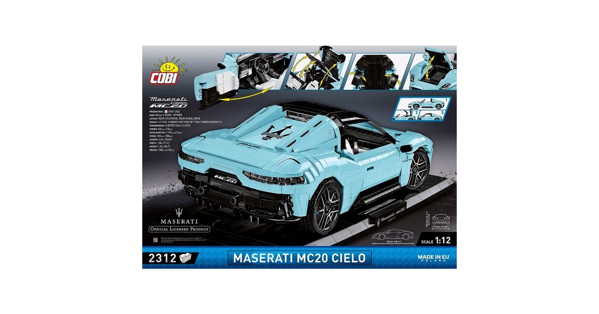 COBI Maserati MC20 Cielo Executive Edition, Konstruktionsspielzeug ...