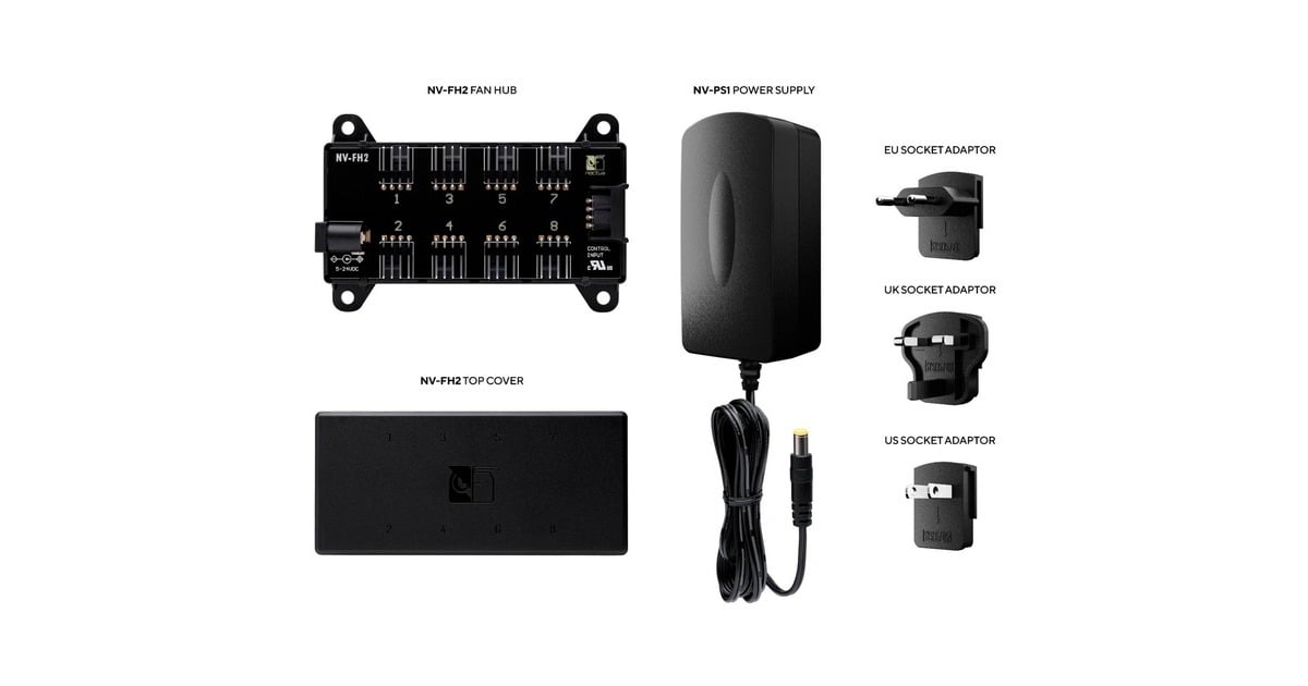 Noctua Powered Fan Hub-Set NV-SPH1 schwarz