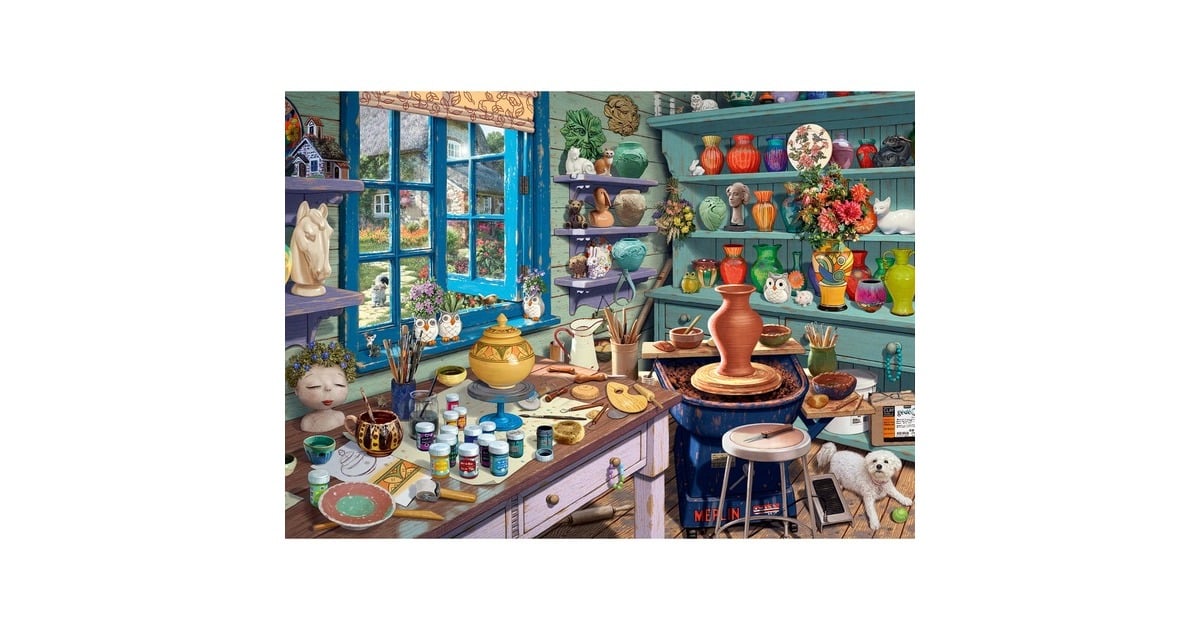 Schmidt Spiele Steve Read: Secret Puzzles - Künstler-Atelier 1000 Teile