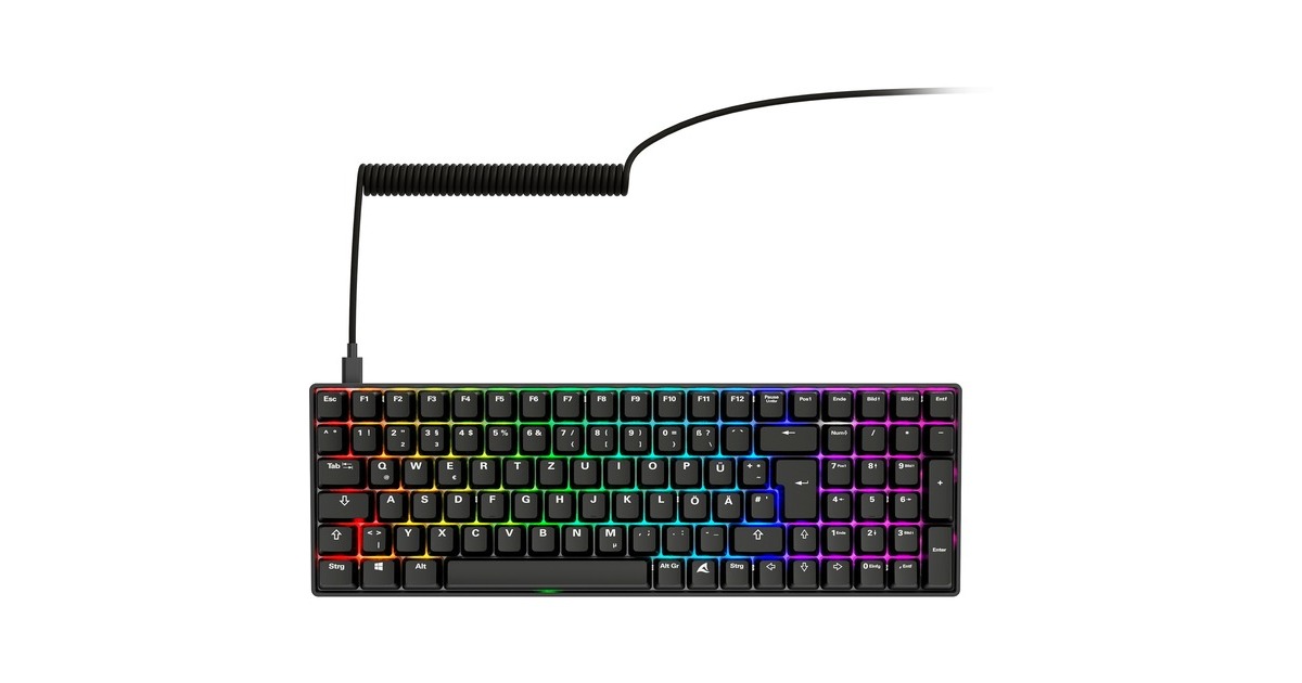 Sharkoon SKILLER SGK50 S2 PBT, Gaming-Tastatur schwarz, DE-Layout ...