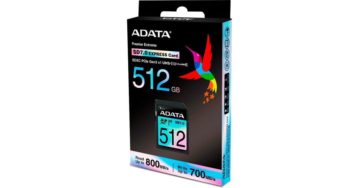 ADATA Premier Extreme SDXC 512 GB, Speicherkarte schwarz, SD Express, UHS-I U3, Class 10, V30