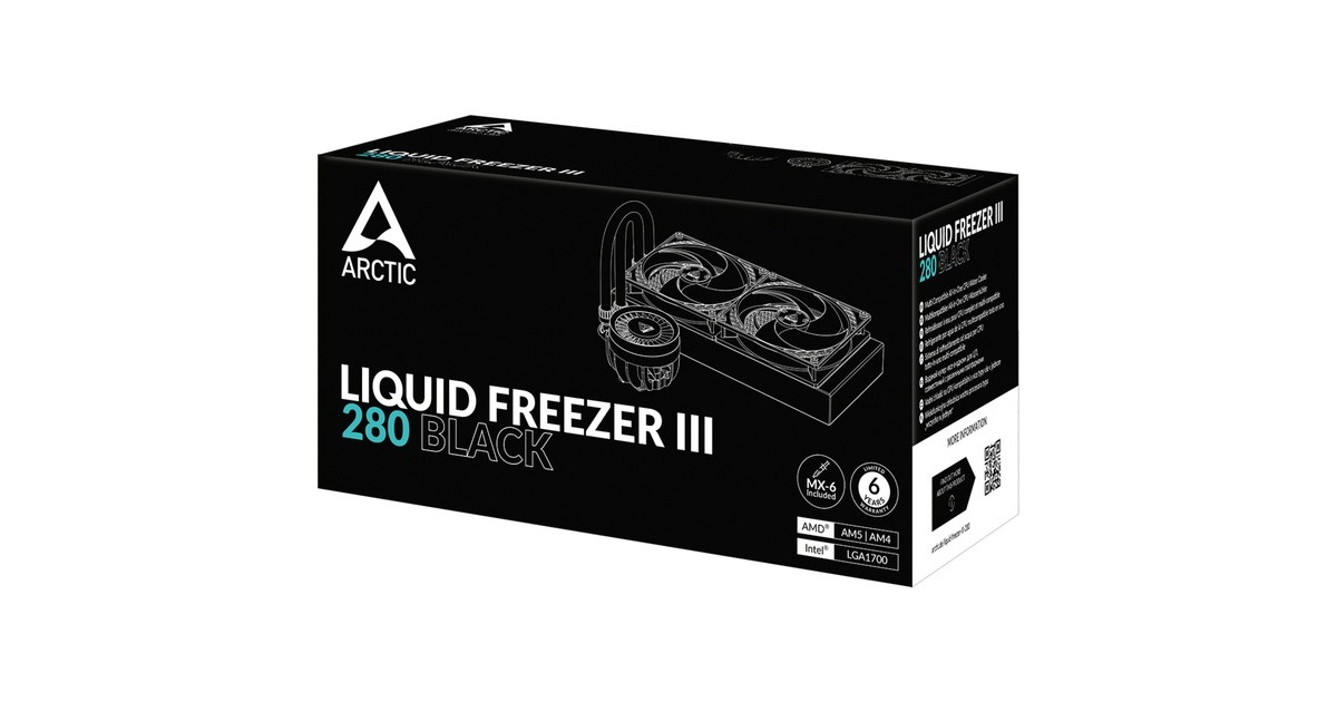 ARCTIC Liquid Freezer III 280, Wasserkühlung schwarz